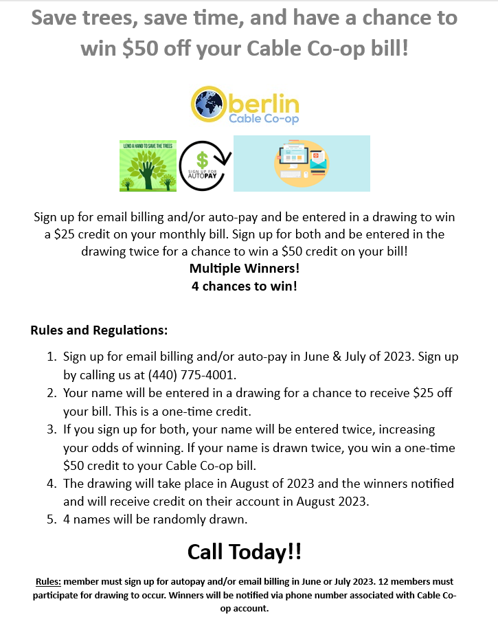 Oberlin.net ::: Cable and TV provider in Oberlin, Ohio